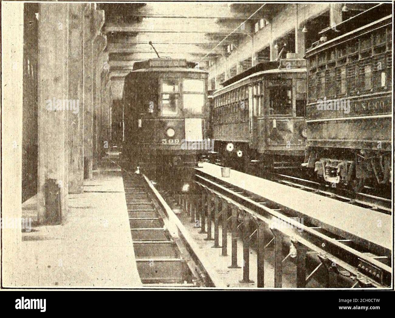 . Electric railway journal . FIRST AND SECOND FLOOR PLANS OF TRAINMENS ...