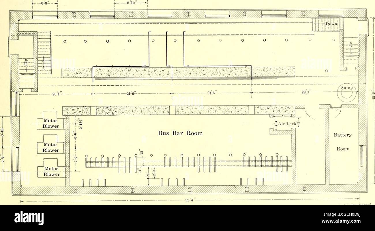 . Electric railway journal . Chicago Railways Substations—Plan of ...