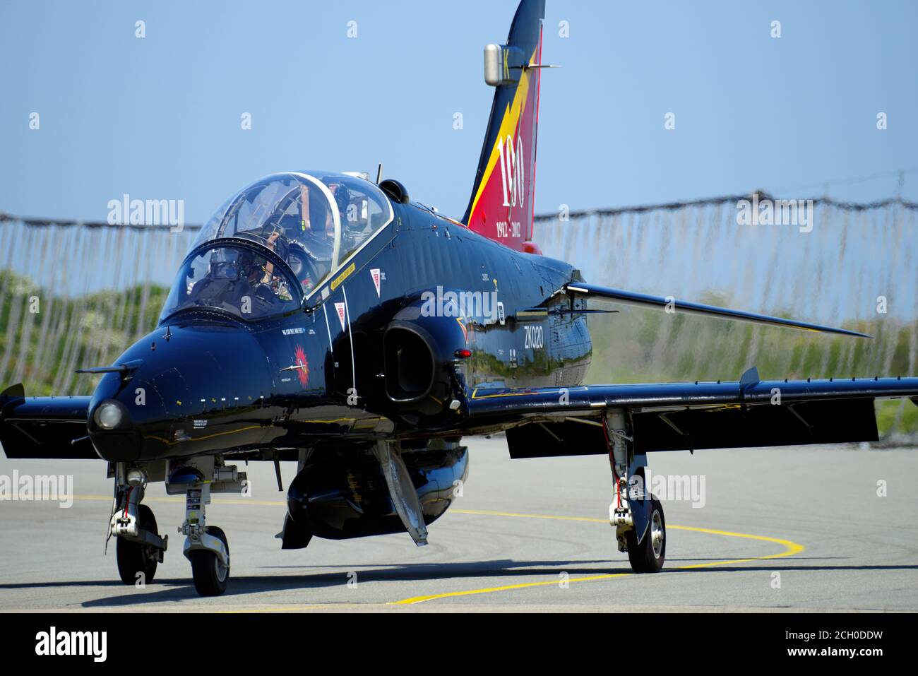 BAe Hawk T2, RAF Valley, Anglesey, North Wales Stock Photo - Alamy