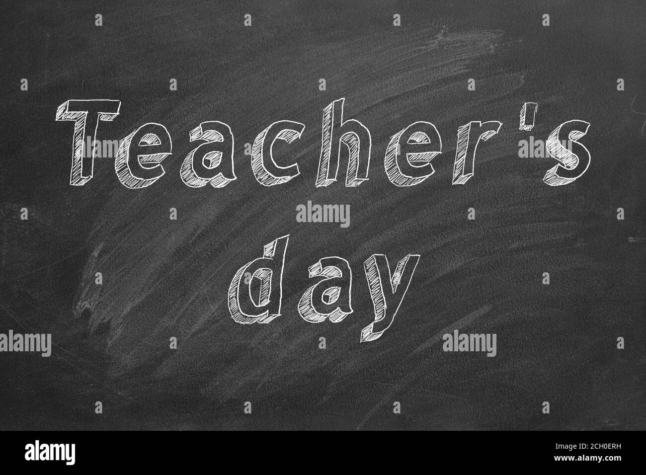 Happy teachers day handwritten lettering hi-res stock photography and ...