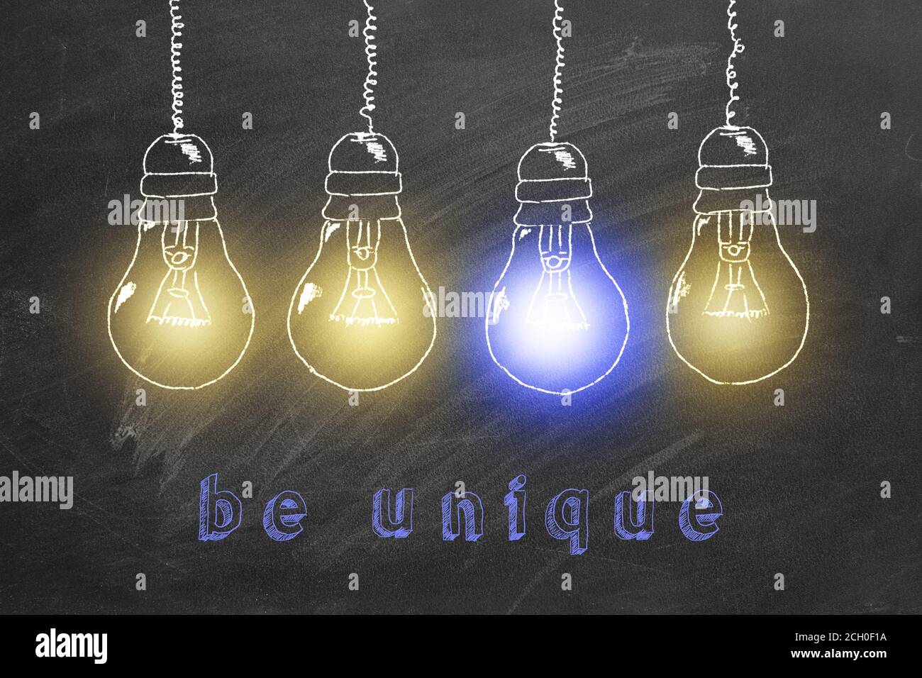 Light bulb filament word hi-res stock photography and images - Alamy