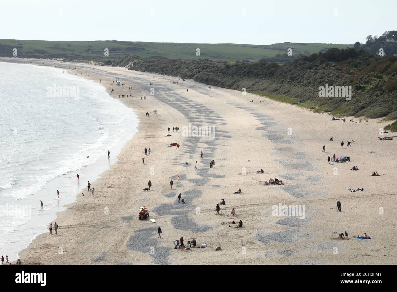 Tenby, Pembrokeshire, West Wales, UK. 13 September 2020. UK weather ...