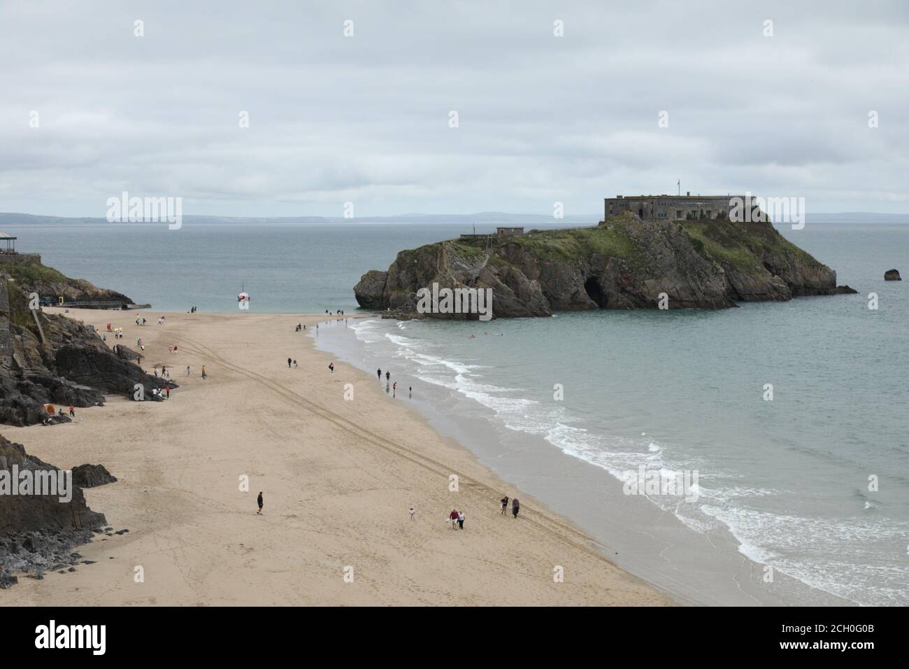 Tenby, Pembrokeshire, West Wales, UK. 13 September 2020. UK weather ...