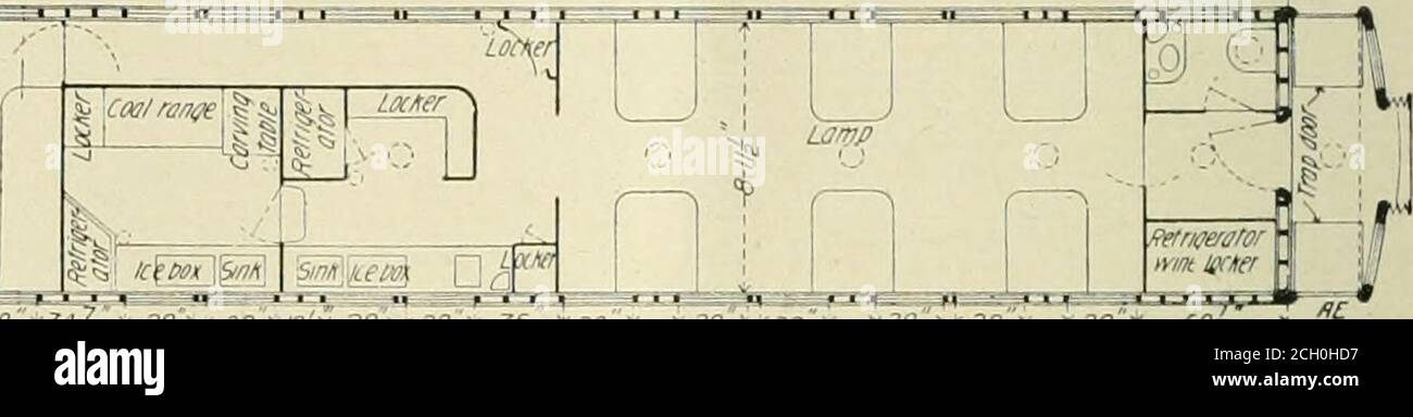 Railroad parlor car interior hi-res stock photography and images - Alamy