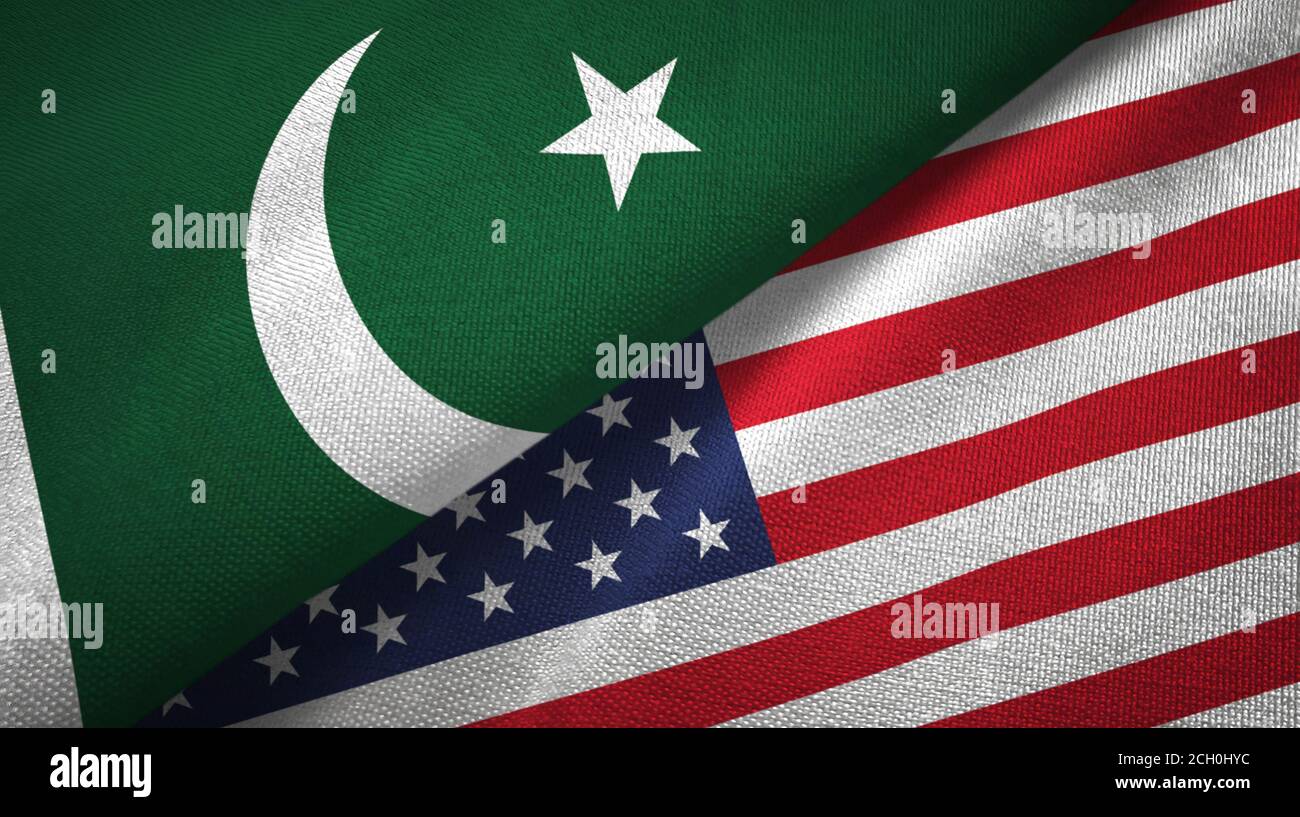 United states of america vs pakistani flag hi-res stock photography and ...