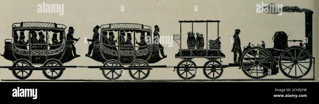 . Principles of railroad transportation . The Old Ironsides, 1832 now ...