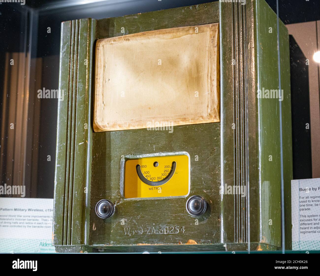 Official Military wireless used in WW2 in 1945 Stock Photo - Alamy