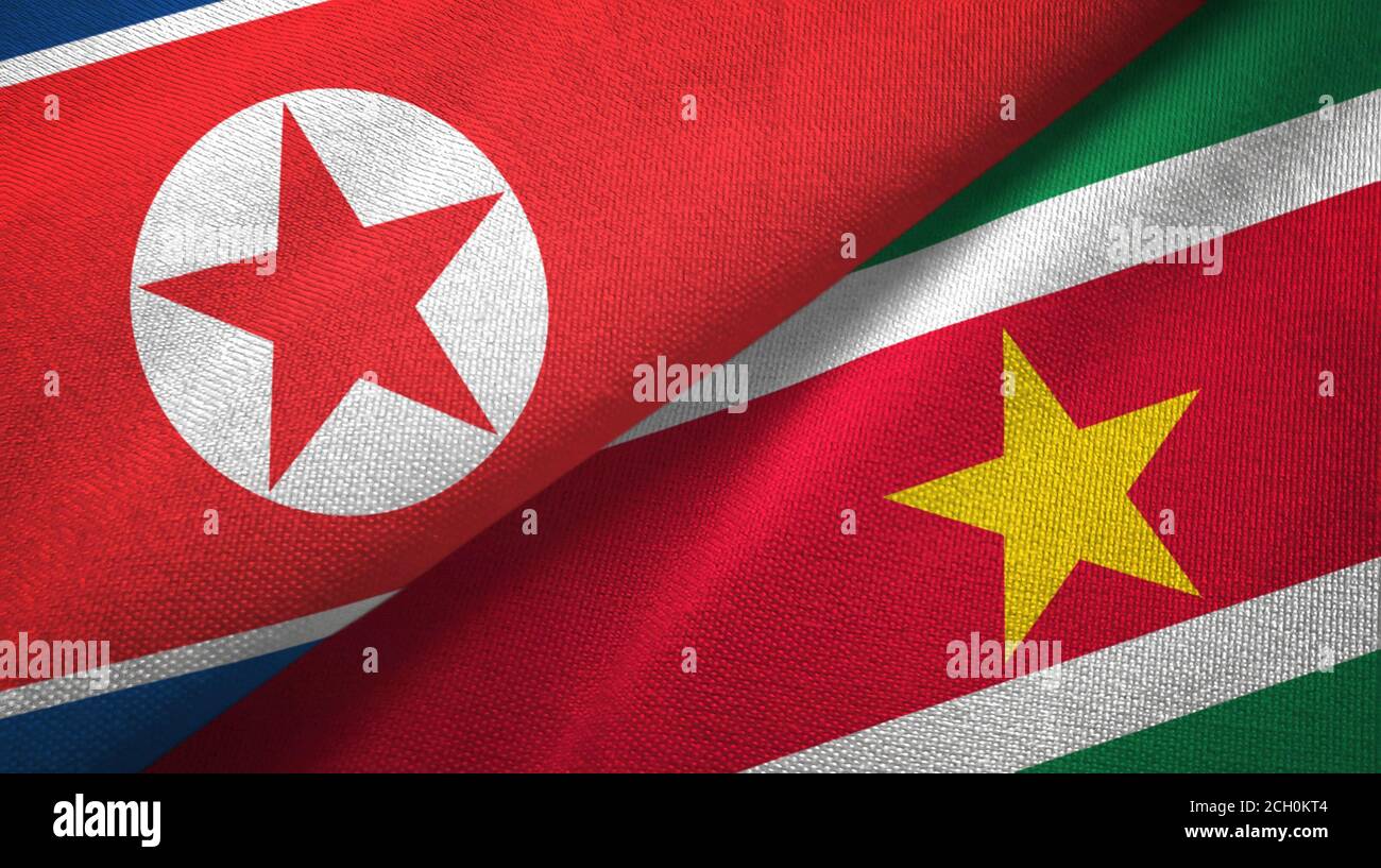 North korea suriname flag hi-res stock photography and images - Alamy