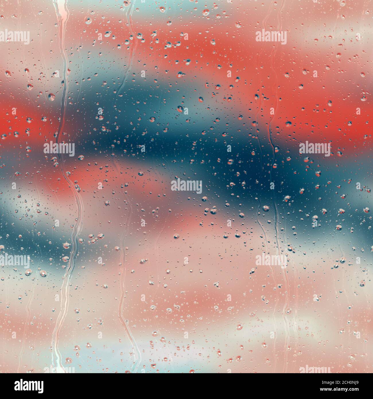 Seamless rain drop water repeat pattern on blur Stock Photo - Alamy