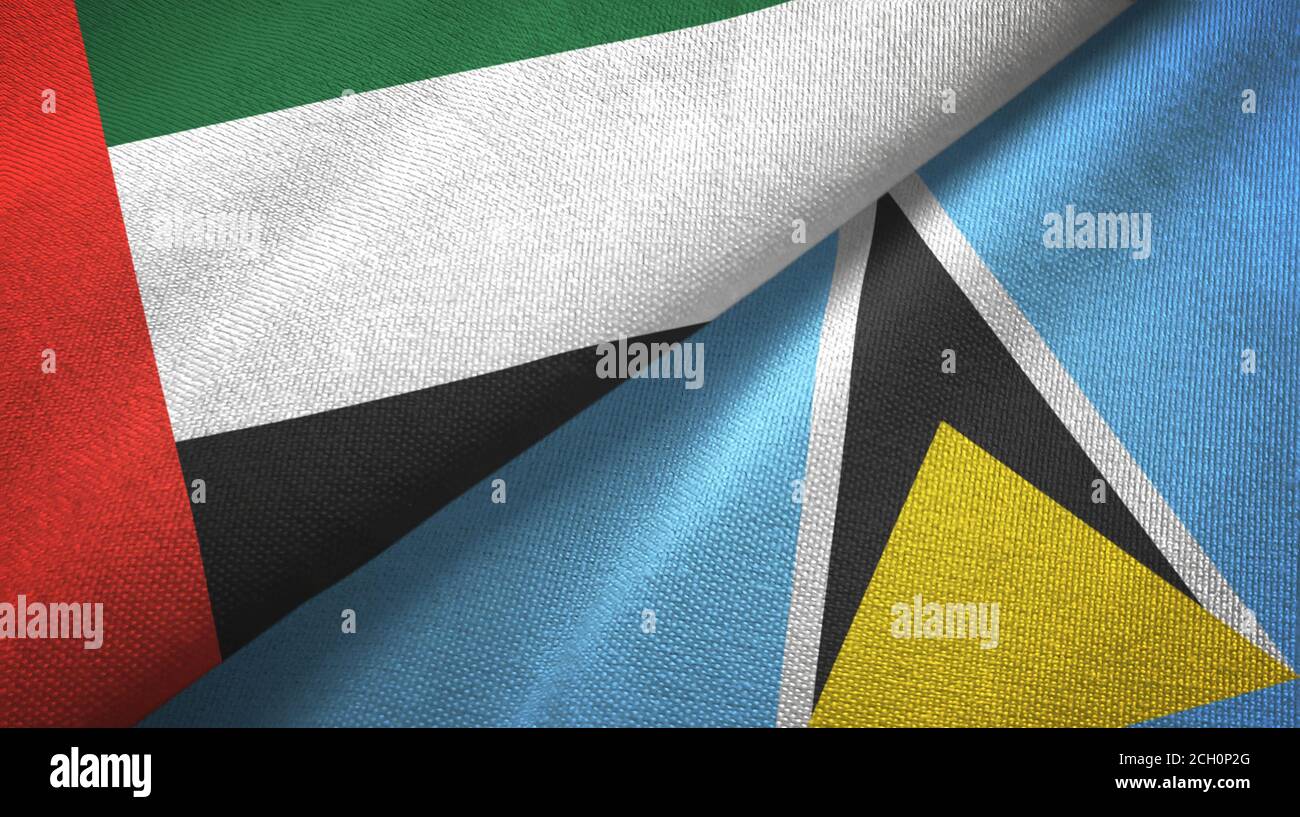 Emirates saint lucia flag hi-res stock photography and images - Alamy