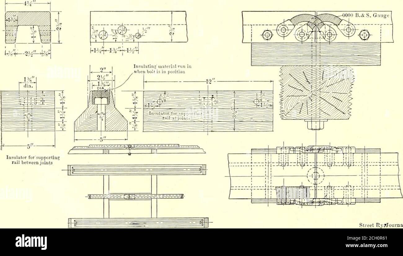 . The Street railway journal . Street Ry.Jourual FIG. 14.—SECTION OF ...