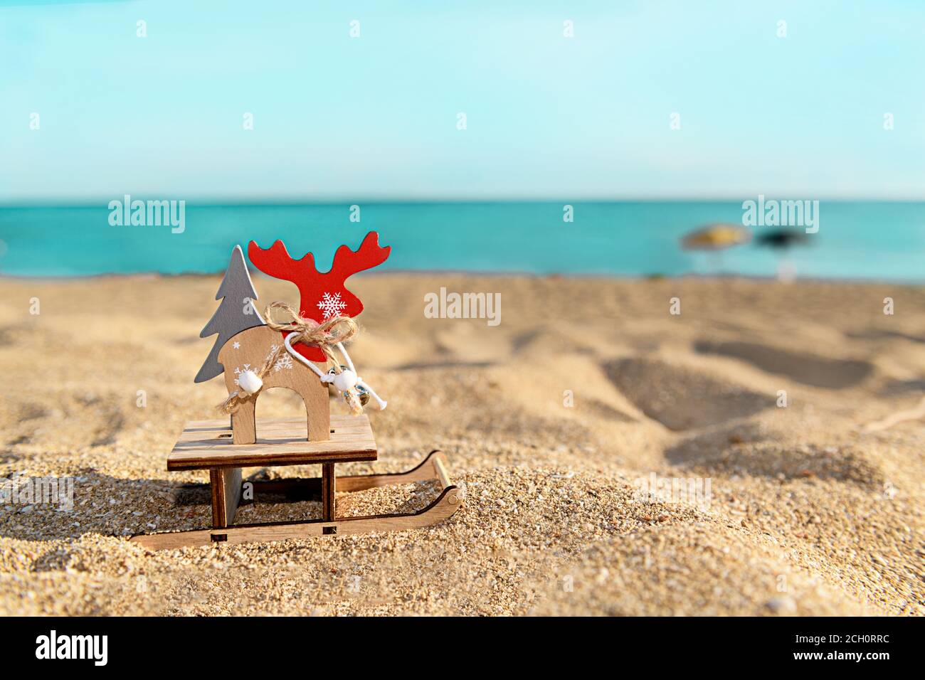 Reindeer on the beach winter hi-res stock photography and images - Alamy