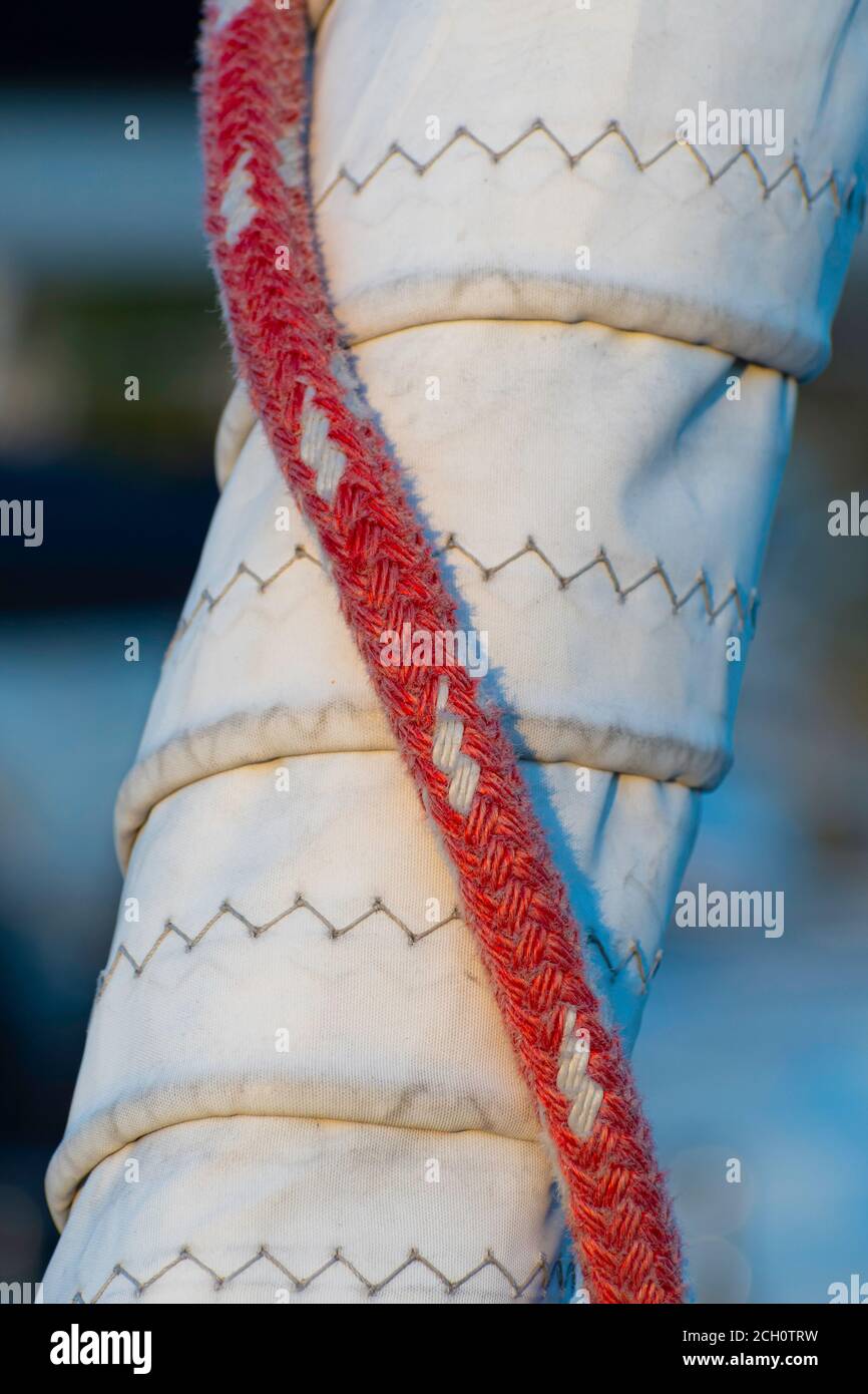 Genoa furling hi-res stock photography and images - Alamy