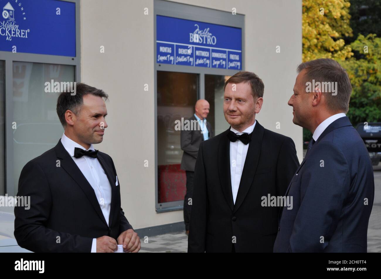 Daniel Kemp, Michael Kretschmer, Torsten Bonew bei der 8. Schutzengel ...