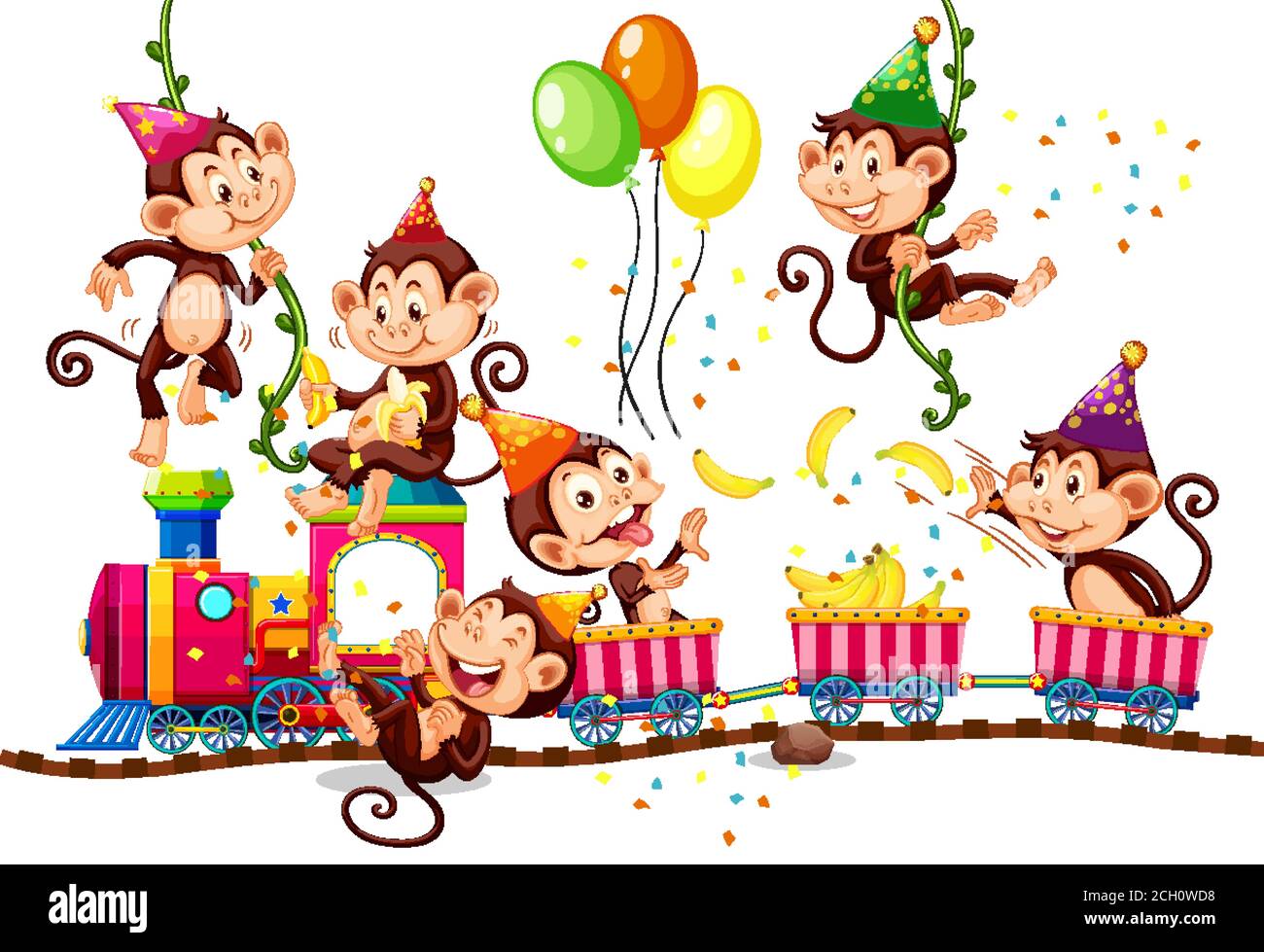 Party theme balloon on Cut Out Stock Images & Pictures - Alamy