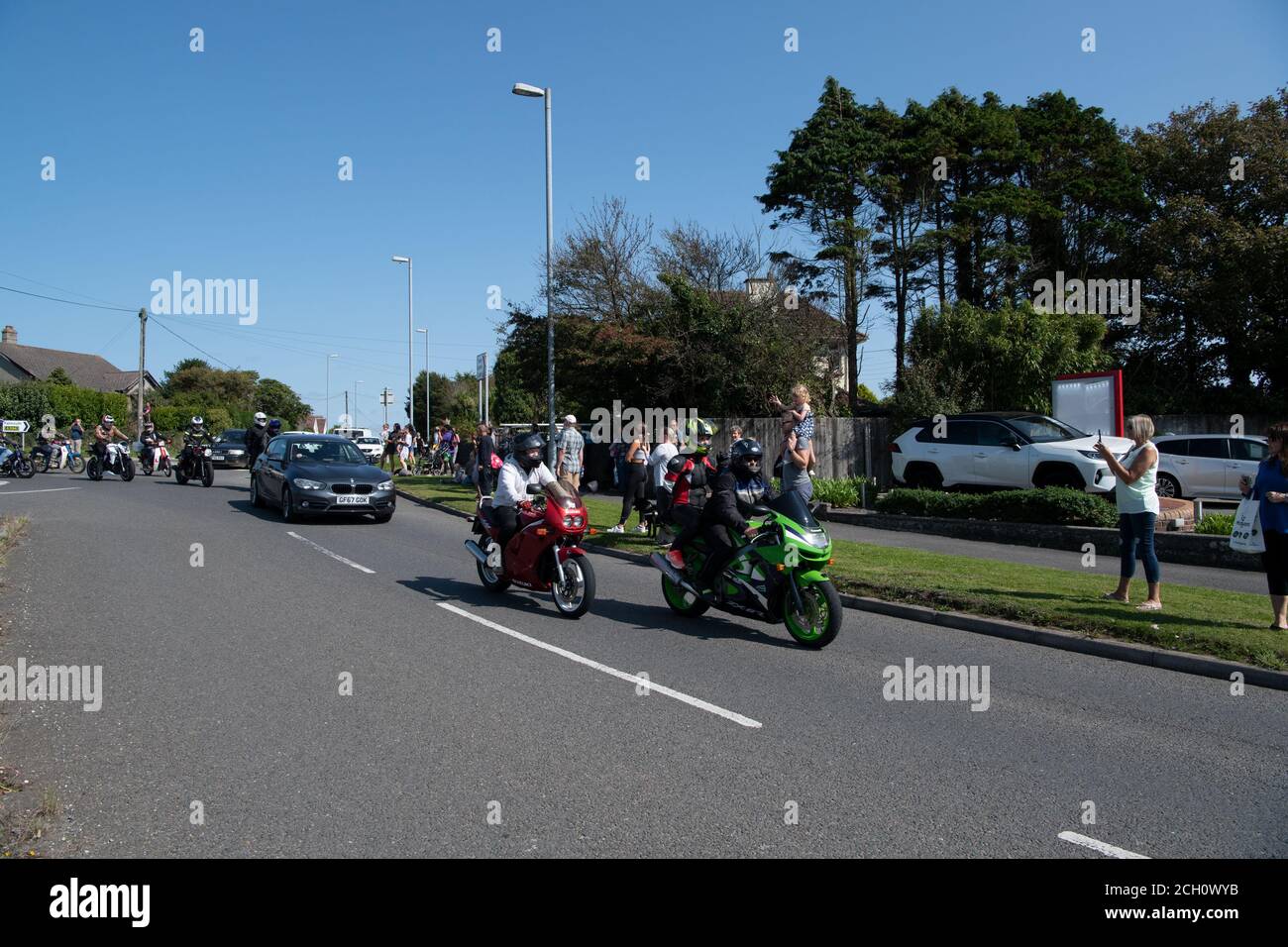 Cornwall blood bikes hi-res stock photography and images - Alamy