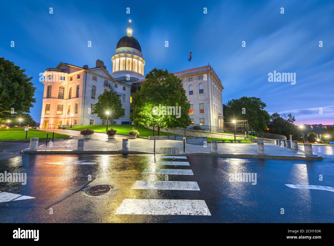 The Maine State House in Augusta, Maine, USA Stock Photo - Alamy