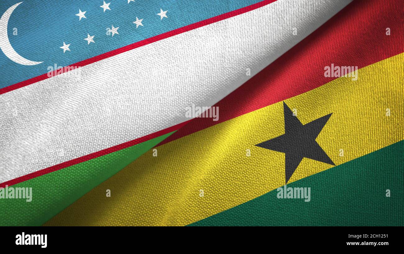 Uzbekistan ghana flag hi-res stock photography and images - Alamy