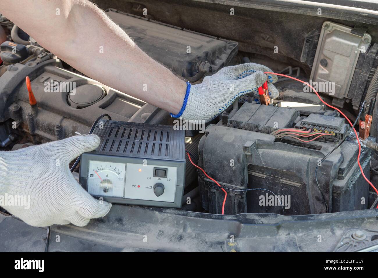 Under the hood of an electric car hi-res stock photography and images ...