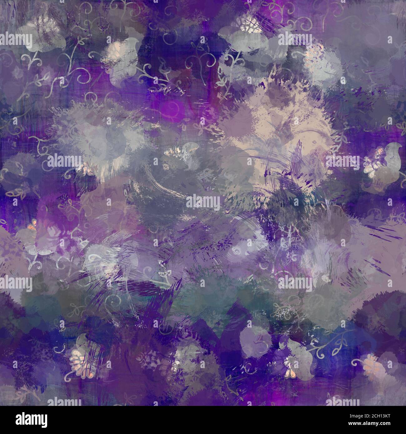 Paint splat funky splatter mess seamless pattern Stock Photo - Alamy