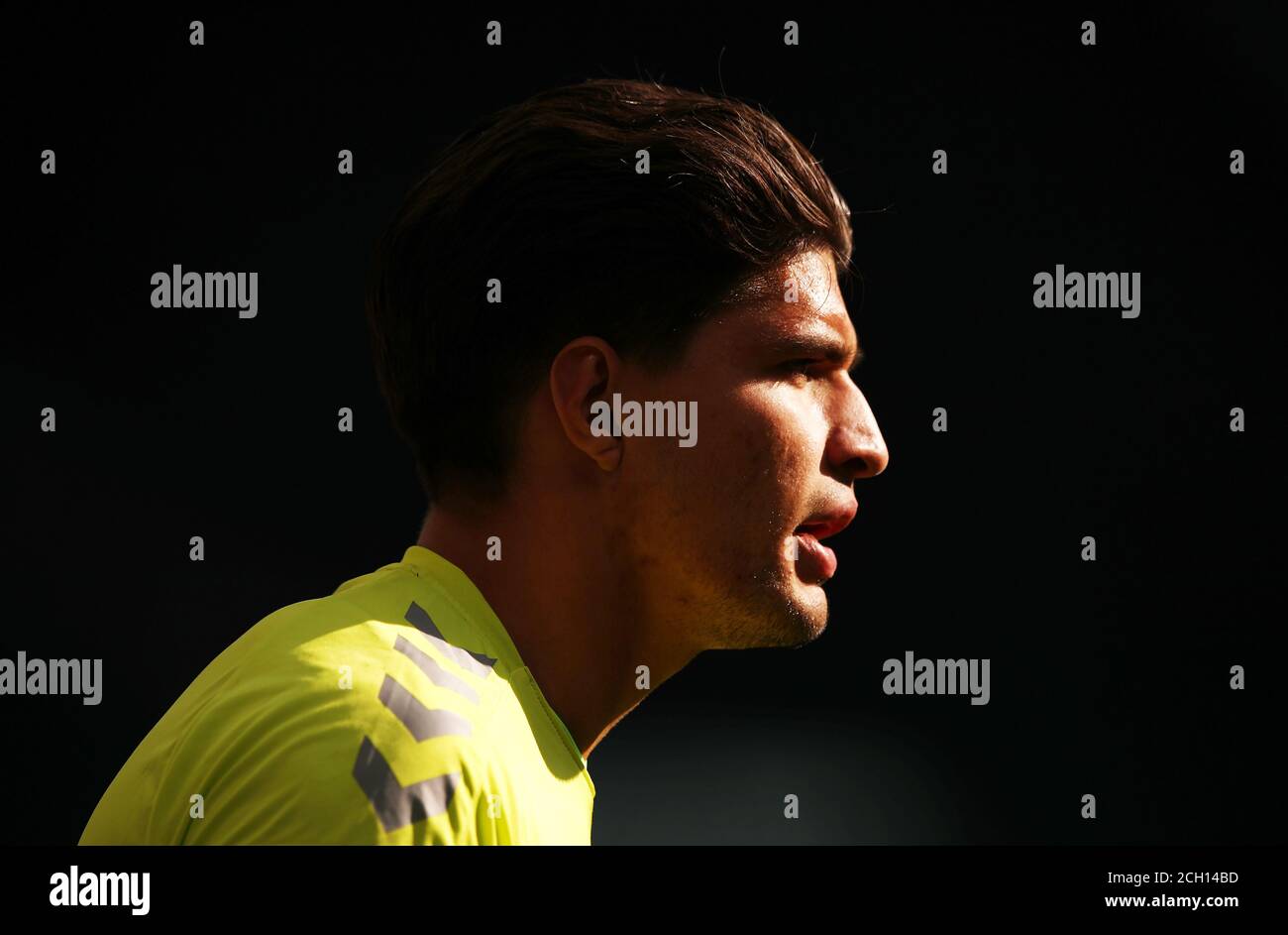 Everton goalkeeper Joao Virginia during the Premier League match at the ...