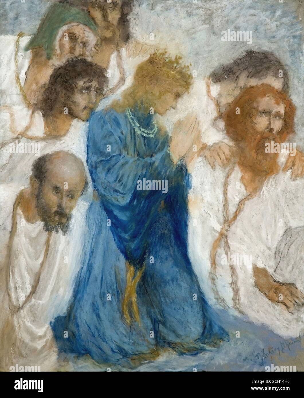 Levy-Dhurmer Lucien - Martyrs - French School - 19th and Early 20th ...