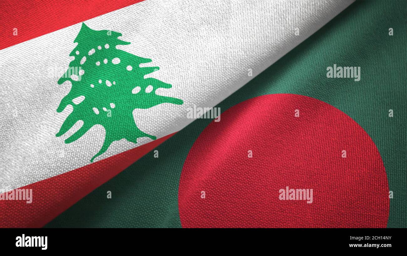 Lebanon bangladesh flag hi-res stock photography and images - Alamy