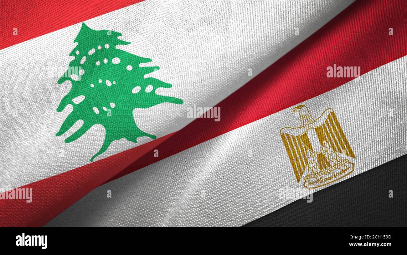Lebanon egypt flag hi-res stock photography and images - Alamy