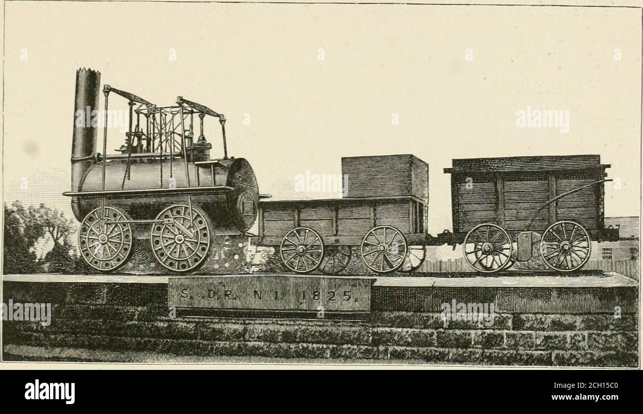 1825 first passenger railway hi-res stock photography and images - Alamy