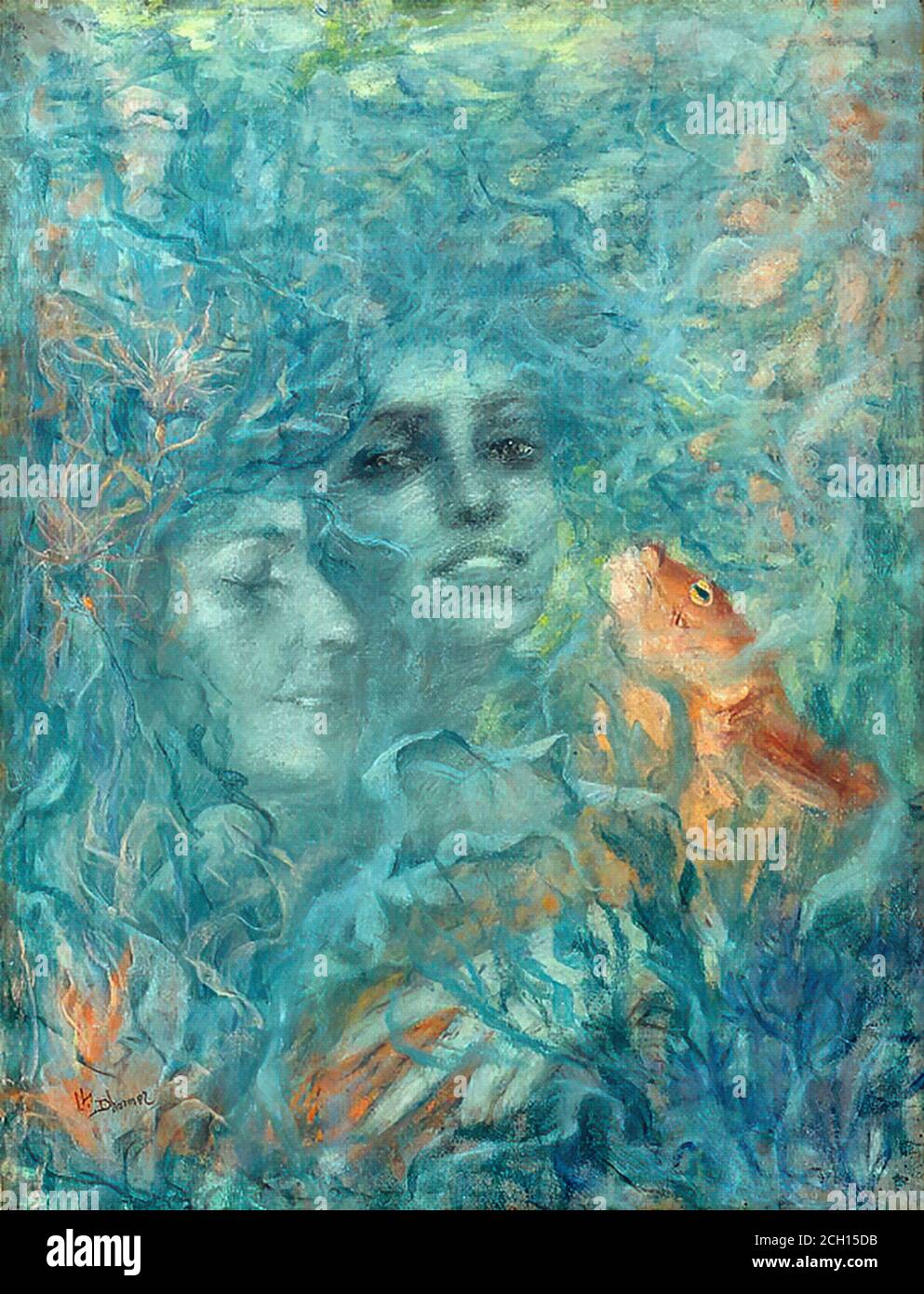 Two nymphs hi-res stock photography and images - Alamy