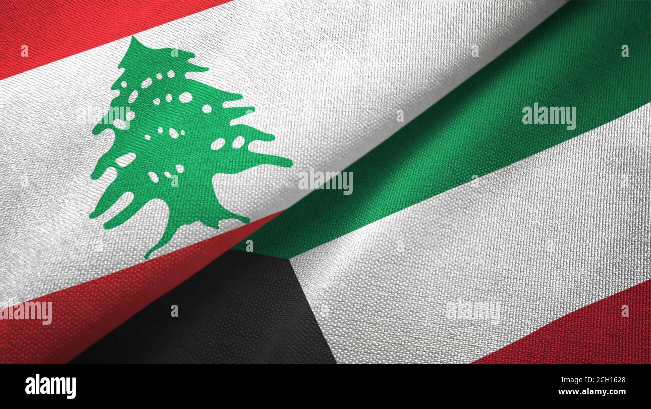 Kuwait lebanon flag hi-res stock photography and images - Alamy