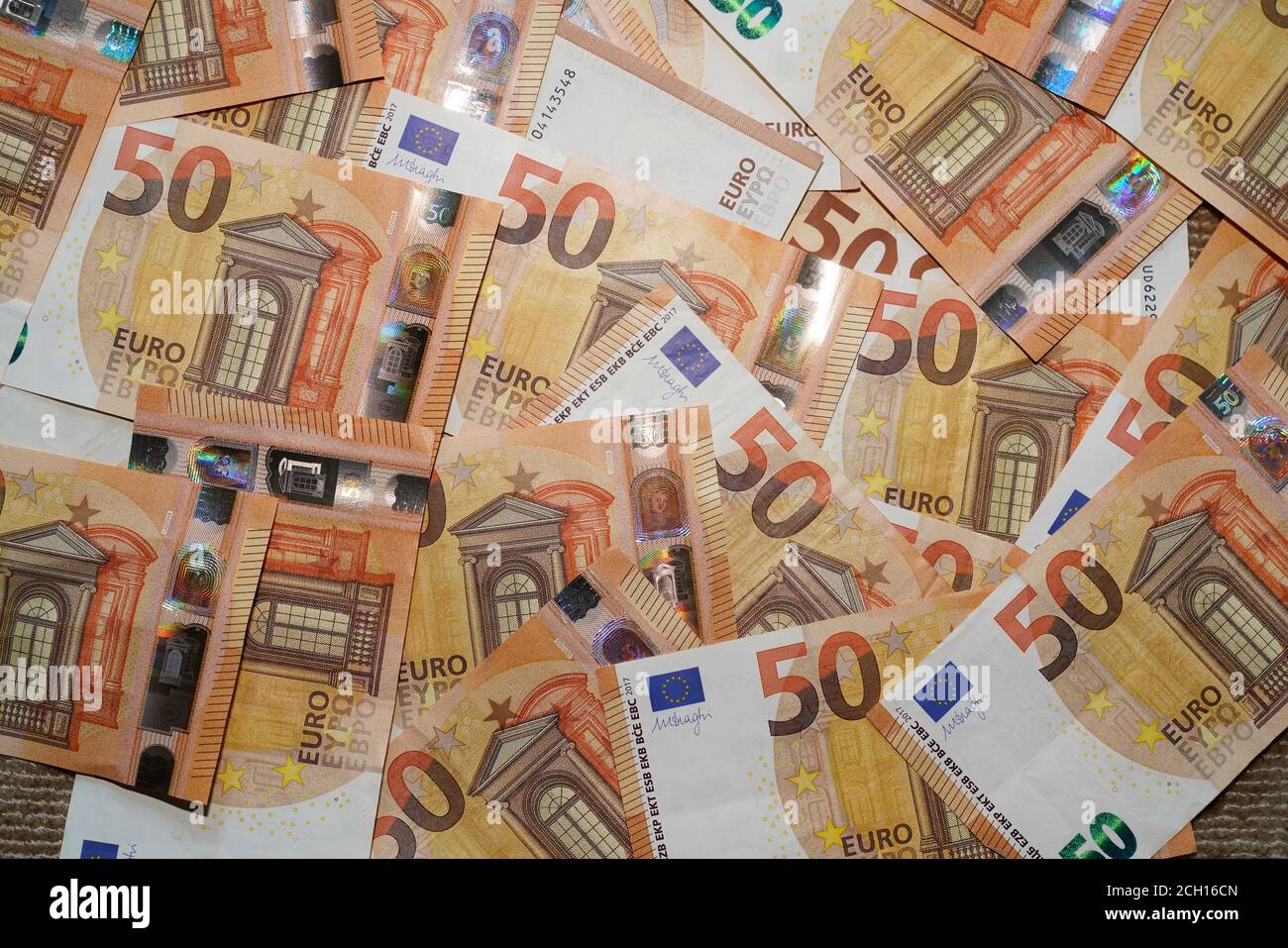 Bordeaux , Aquitaine / France - 09 01 2020 : 50 euro bank note european ...