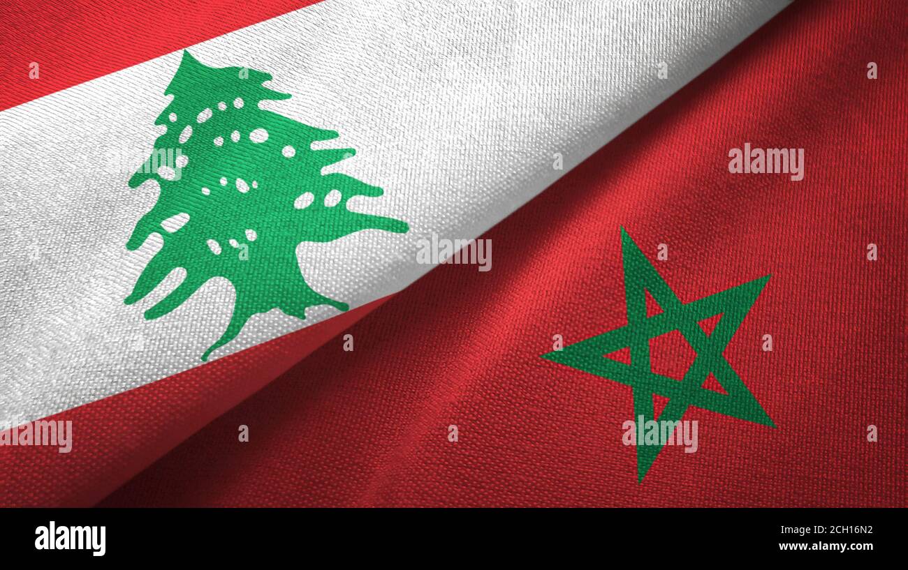 Morocco lebanon flag hi-res stock photography and images - Alamy