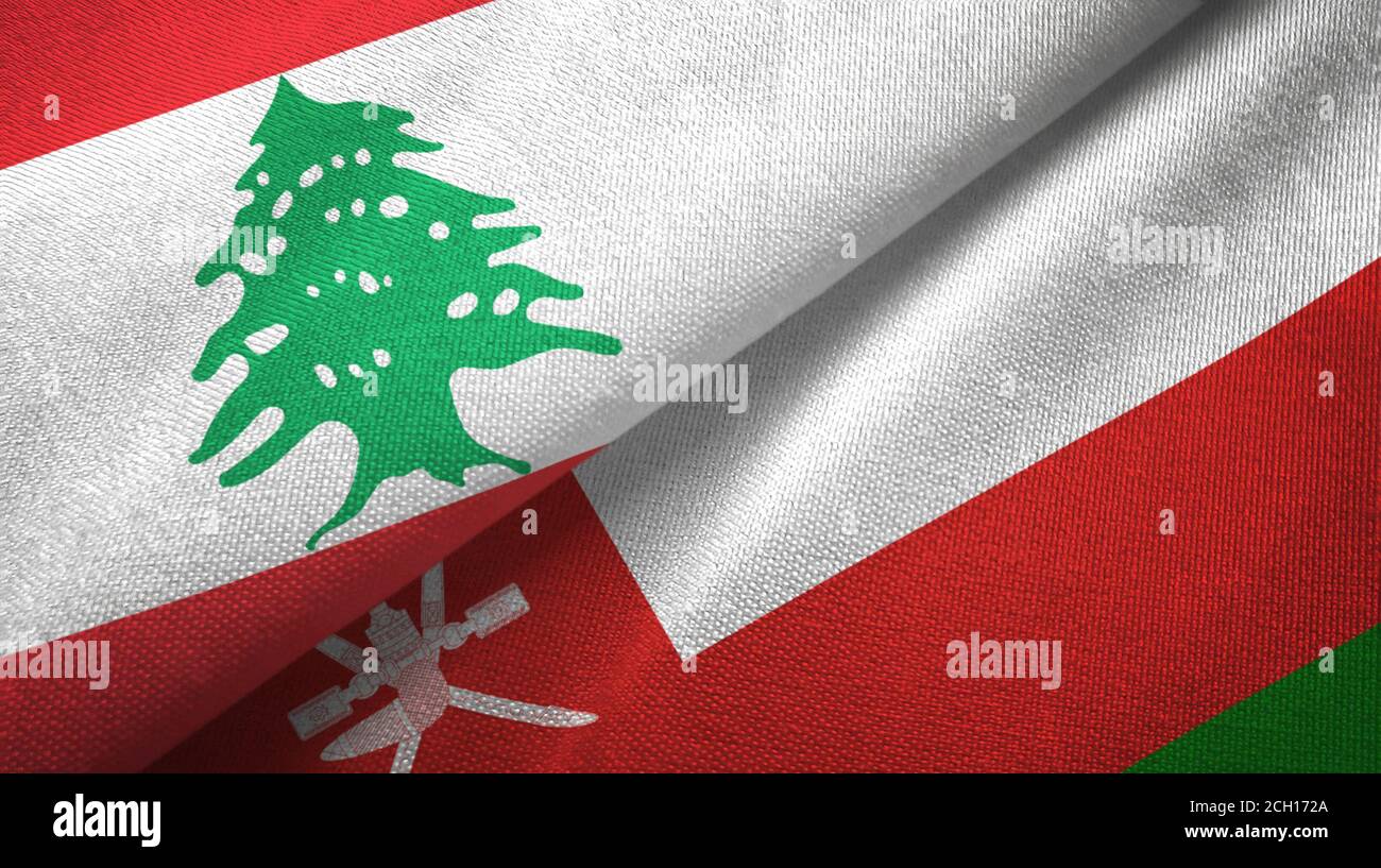 Lebanon oman flag hi-res stock photography and images - Alamy