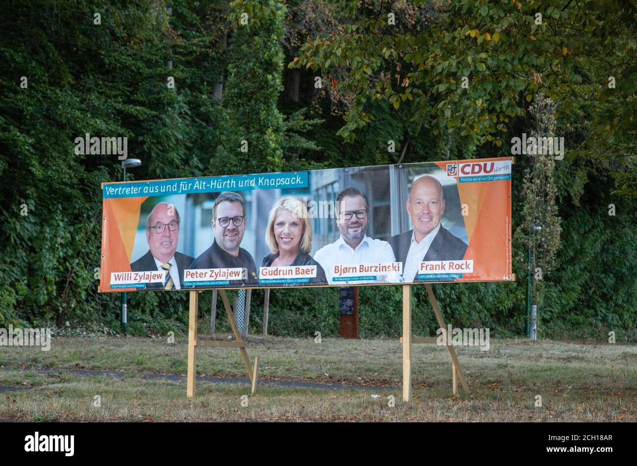 Election campaign poster cdu hi-res stock photography and images - Alamy