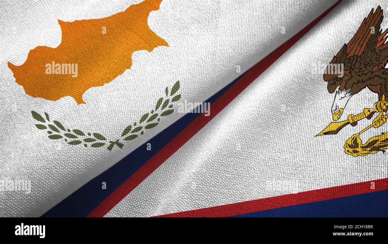 Cyprus american samoa flag hi-res stock photography and images - Alamy