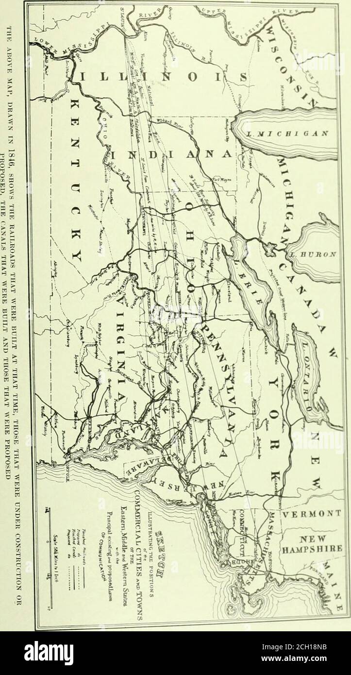 . Book of the Royal blue . I -* -. The Commercial Map of the Middle ...