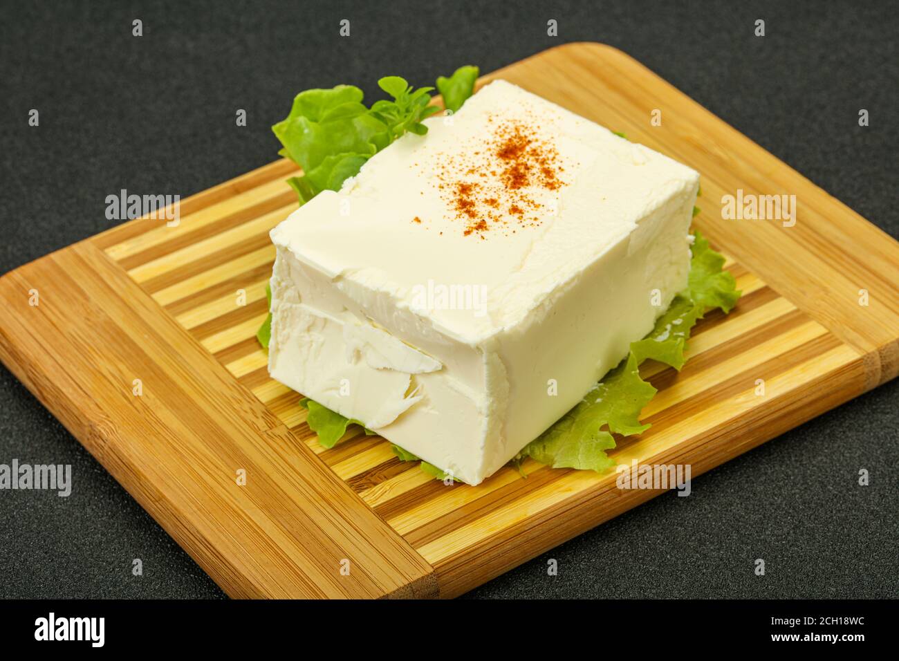 Greek traditional soft feta dairy cheese Stock Photo - Alamy