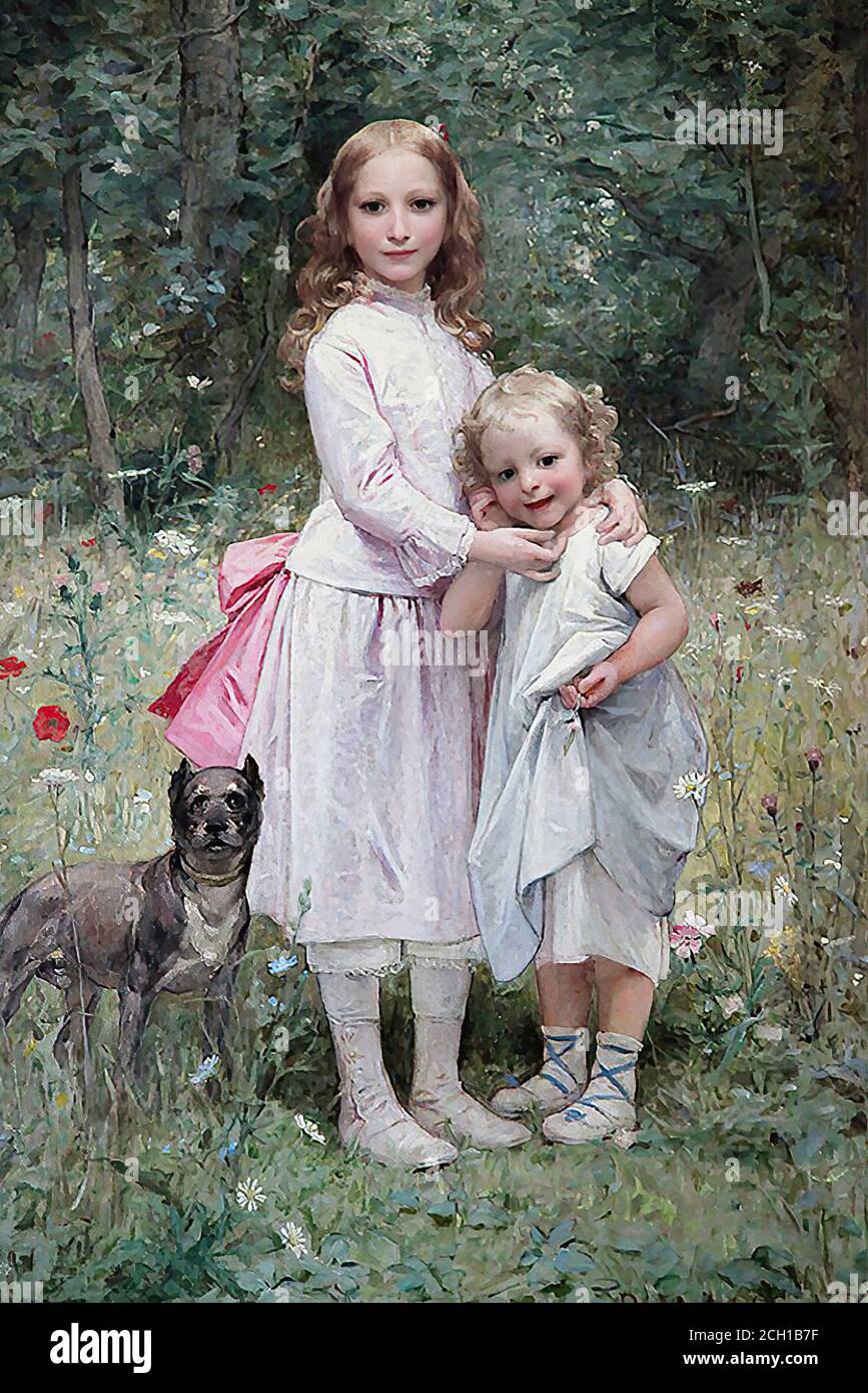 Maillart Diogene Ulysse Napoleon - Eva and Jeanne the Artist's ...