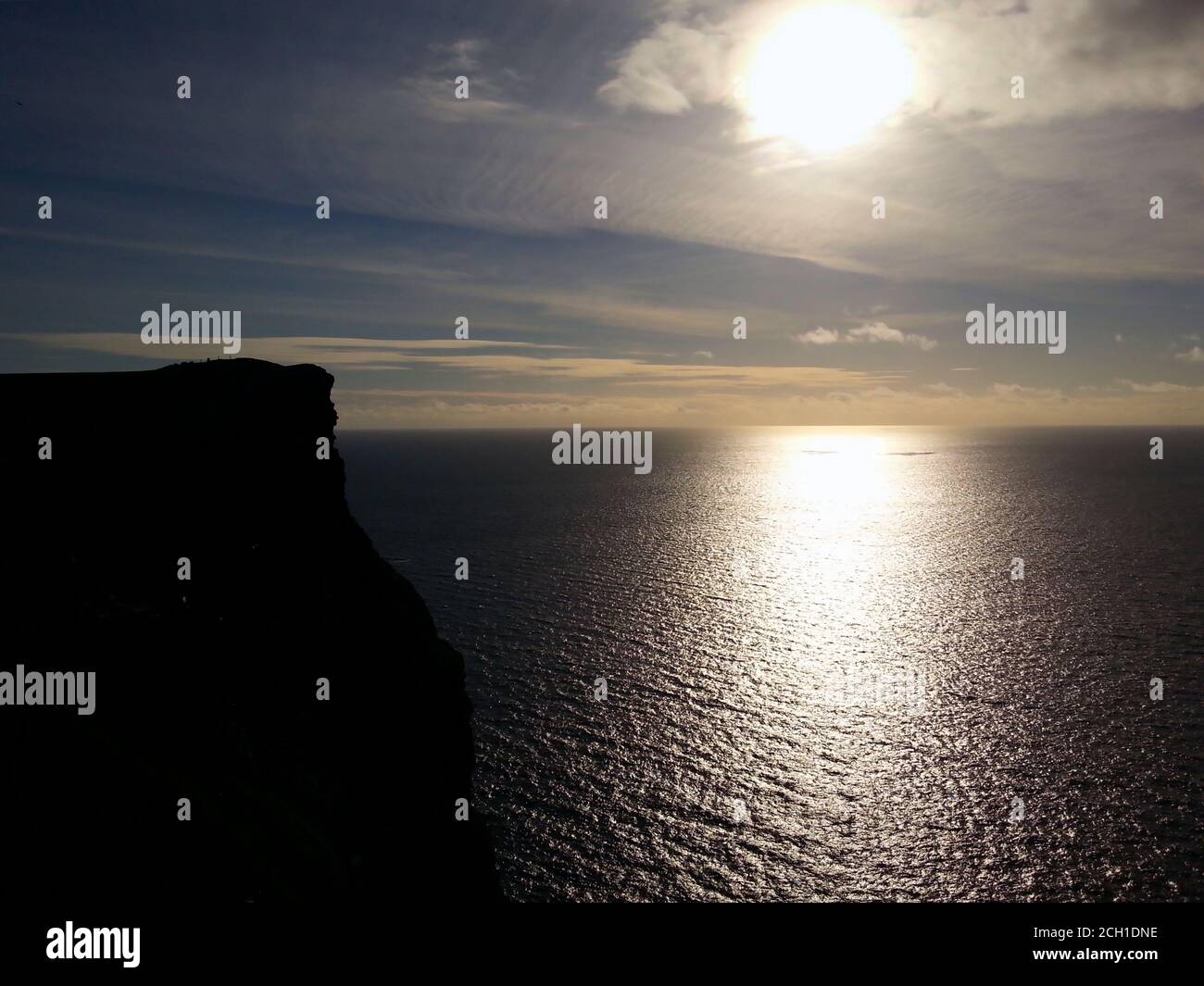 Ireland cliffs sunset hi-res stock photography and images - Alamy
