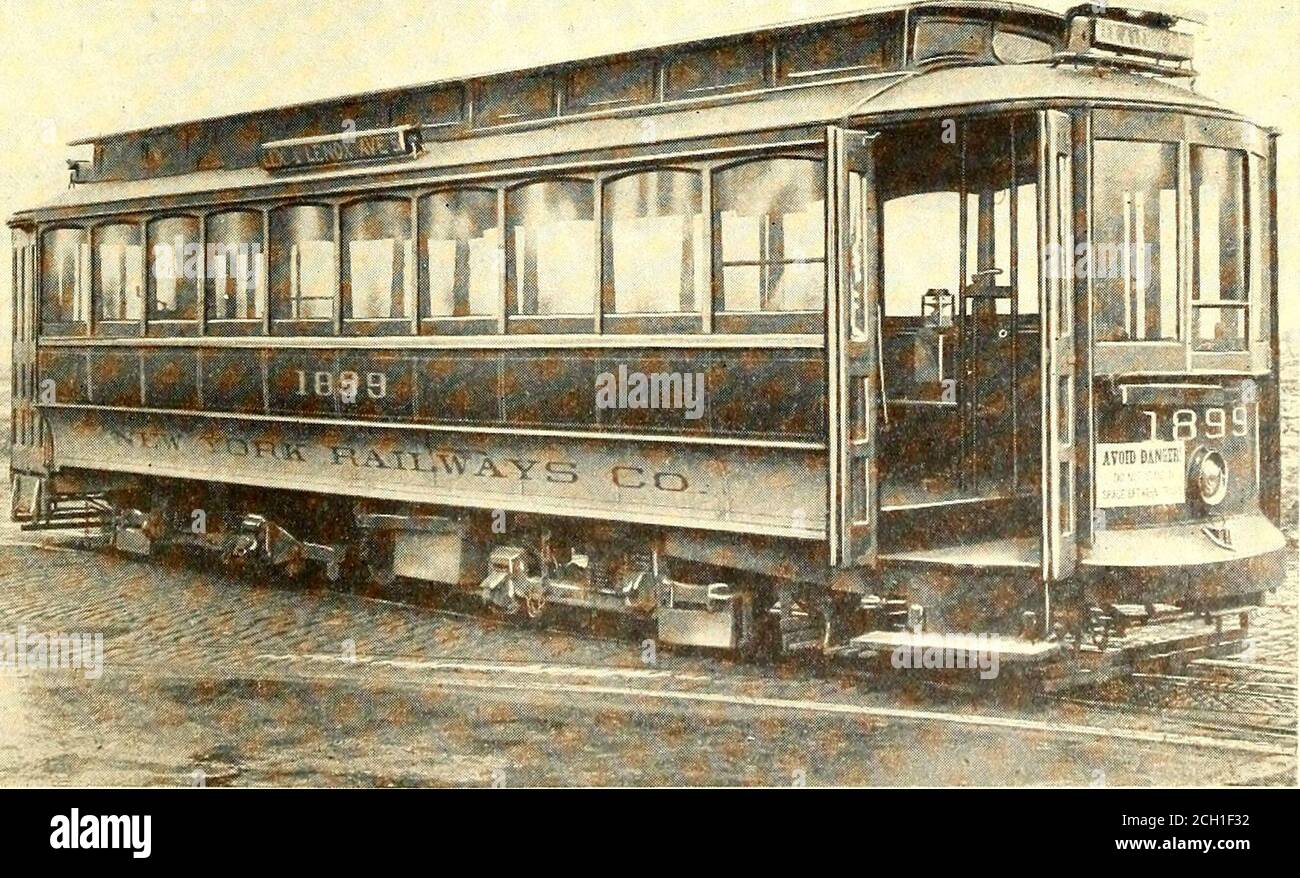 . Electric railway journal . FIG. 1—OLD OPEN PLATFORM CAR FIG. 2 NEW ...