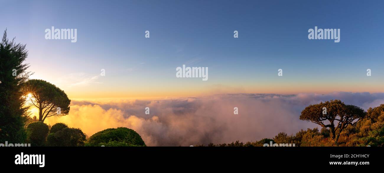Sunrise at Cabris, The French Riviera (Côte d'Azur), France Stock Photo ...