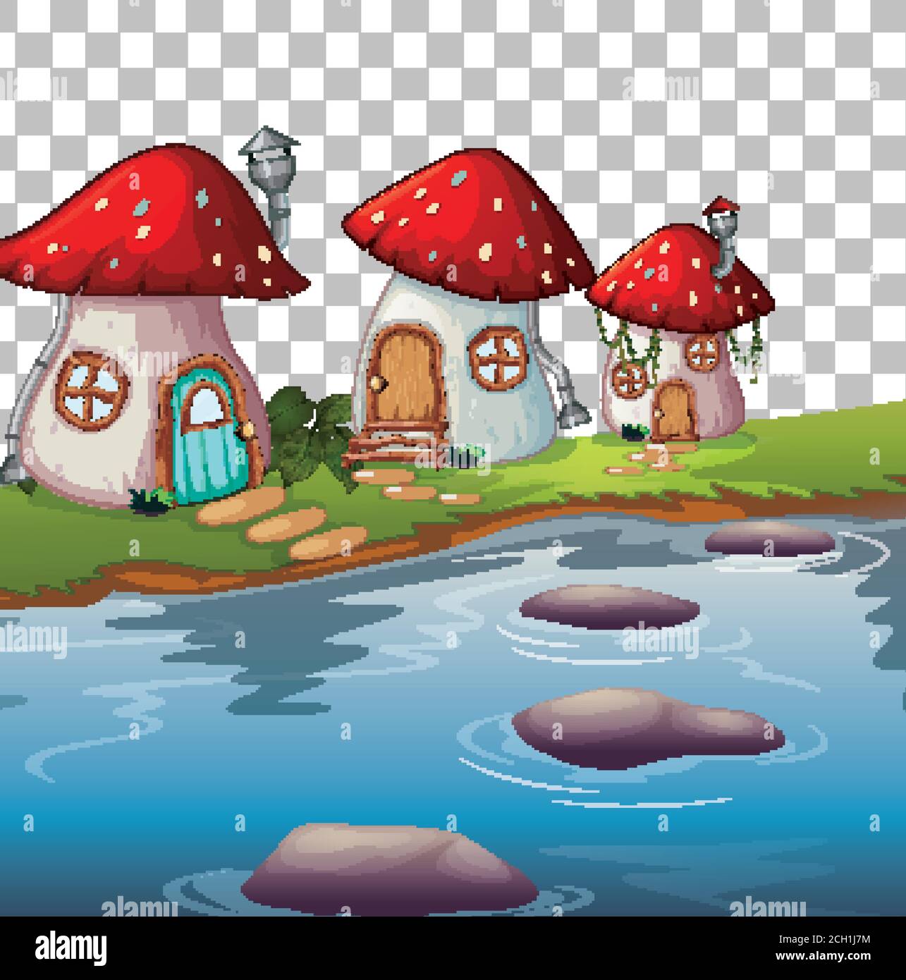 Nature outdoor fairy tale theme transparent background illustration ...