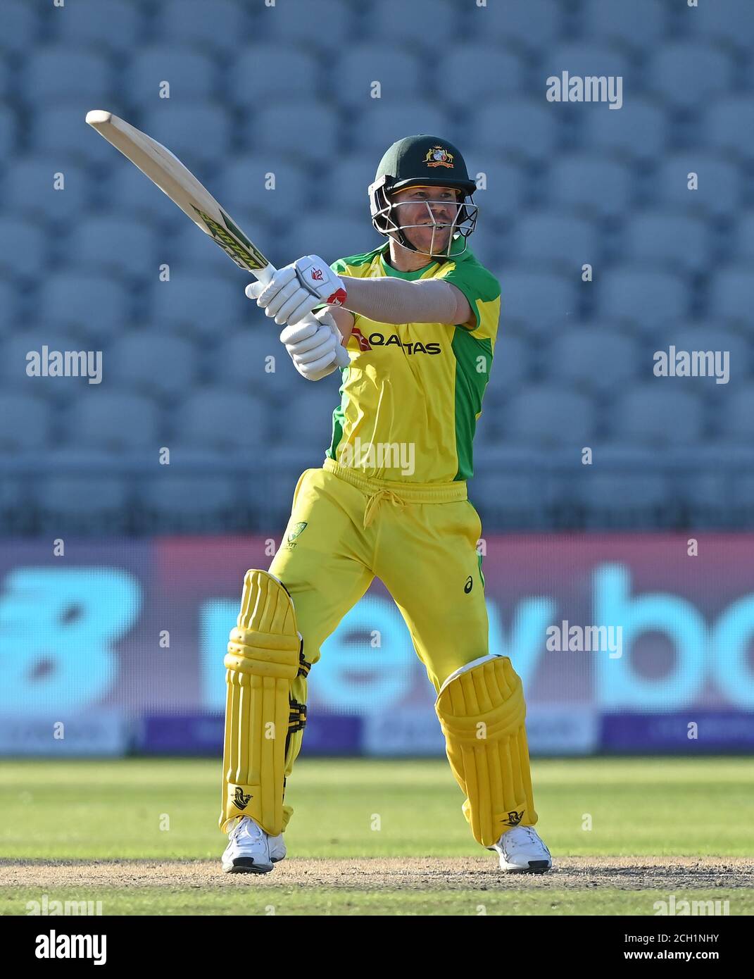 Australias david warner batting hi-res stock photography and images - Alamy