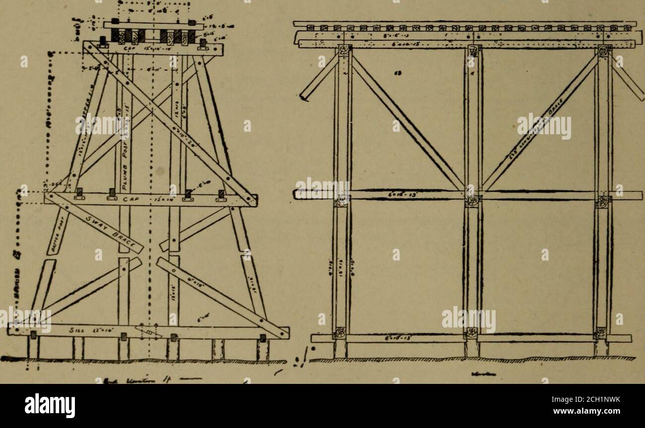 Repairing pile trestle hi-res stock photography and images - Alamy