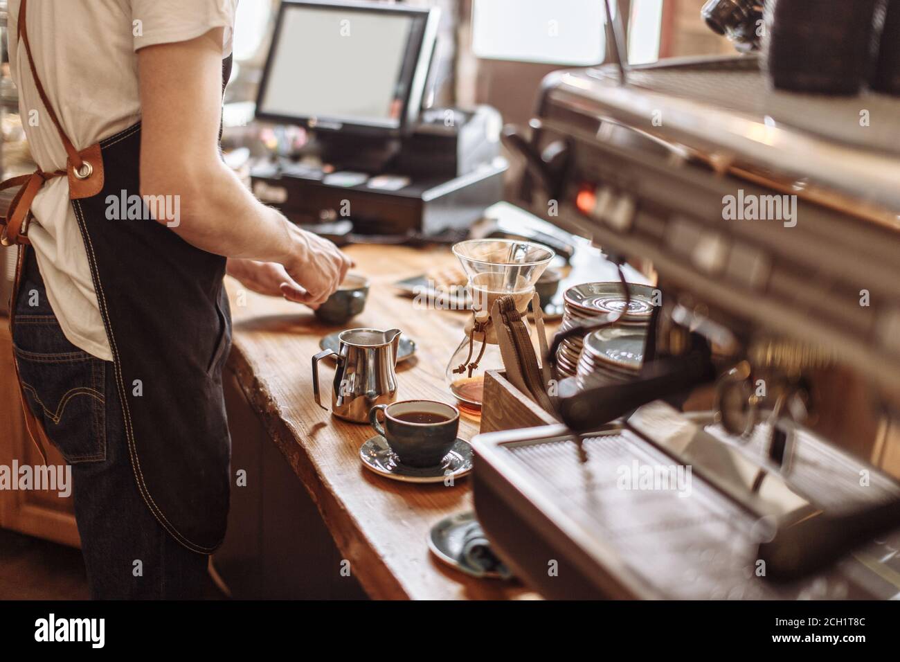 working day in the coffee shop.busy day in the cofee room Stock Photo ...