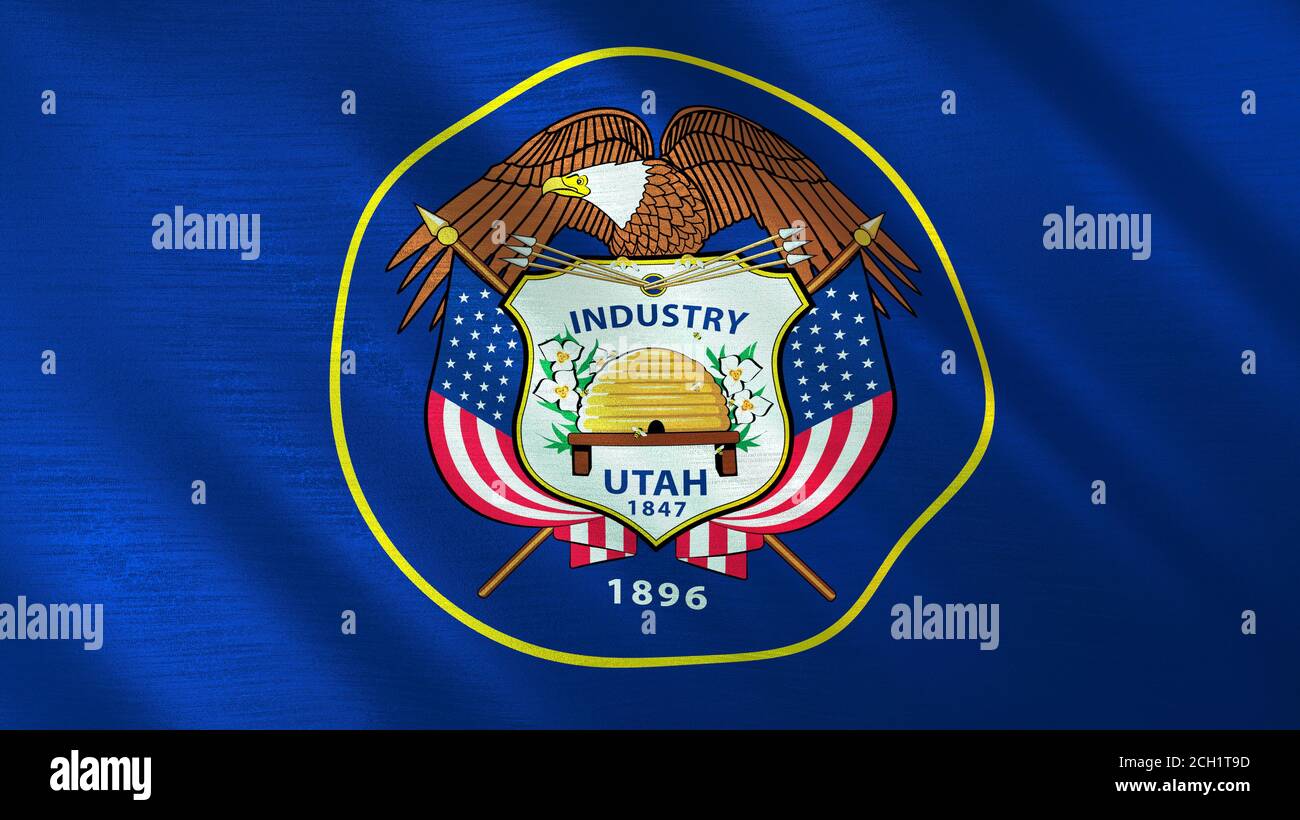 Utahn flag hi-res stock photography and images - Alamy
