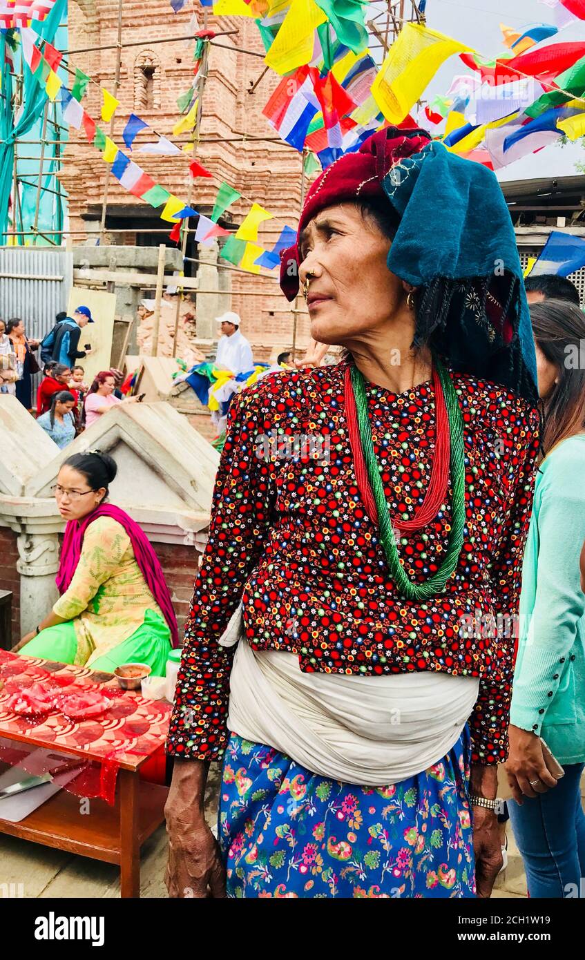 Nepalese traditional dress hi-res stock photography and images - Alamy