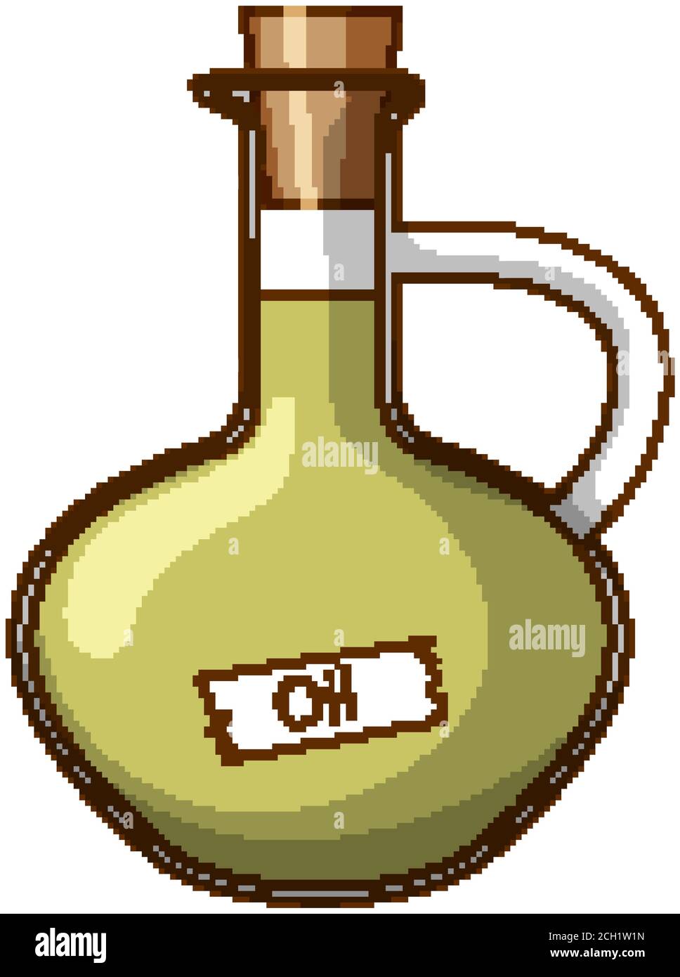 Olive oil in a jar illustration Stock Vector Image & Art - Alamy