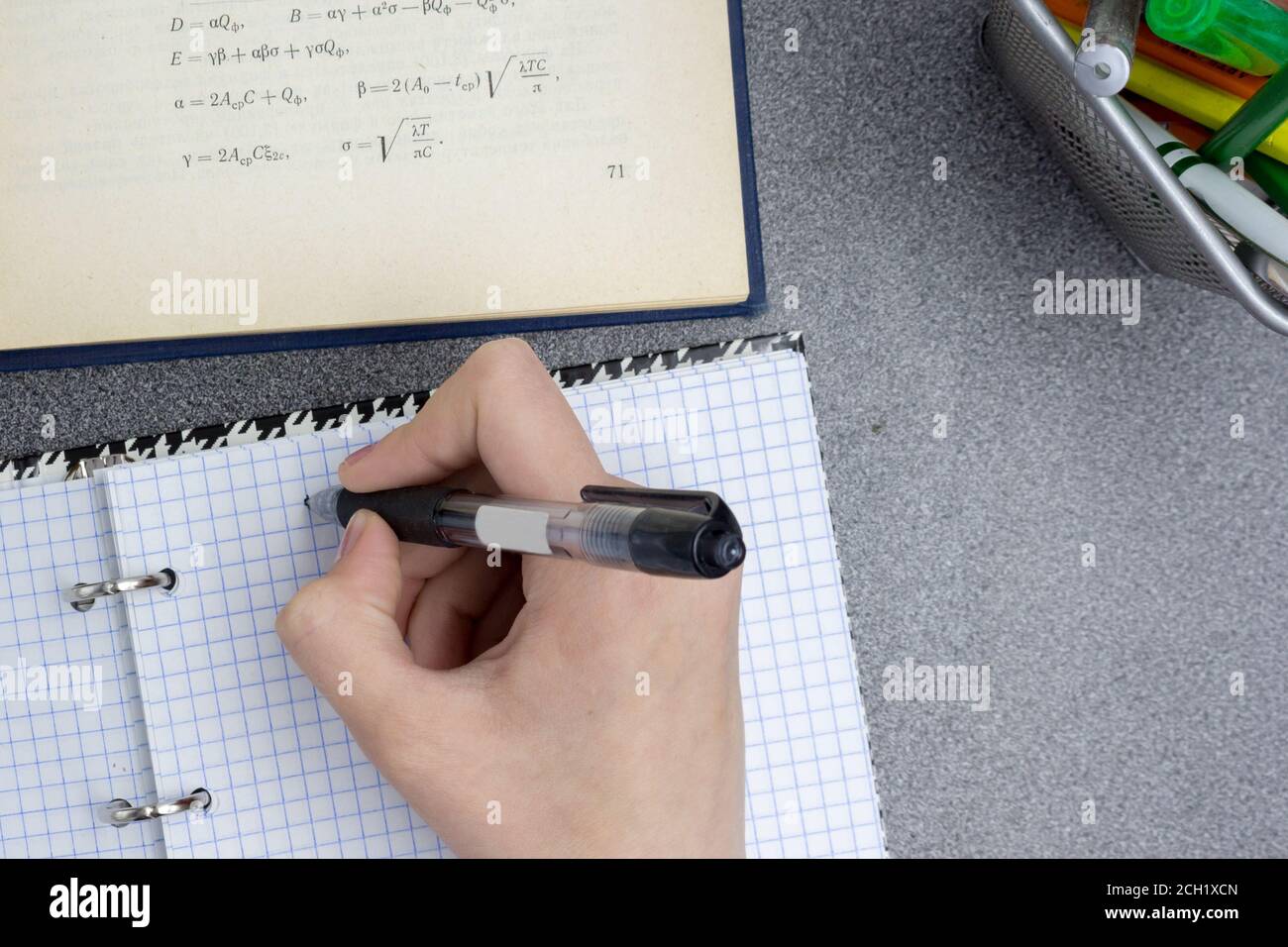 Mathematical formula handwriting paper hi-res stock photography and ...